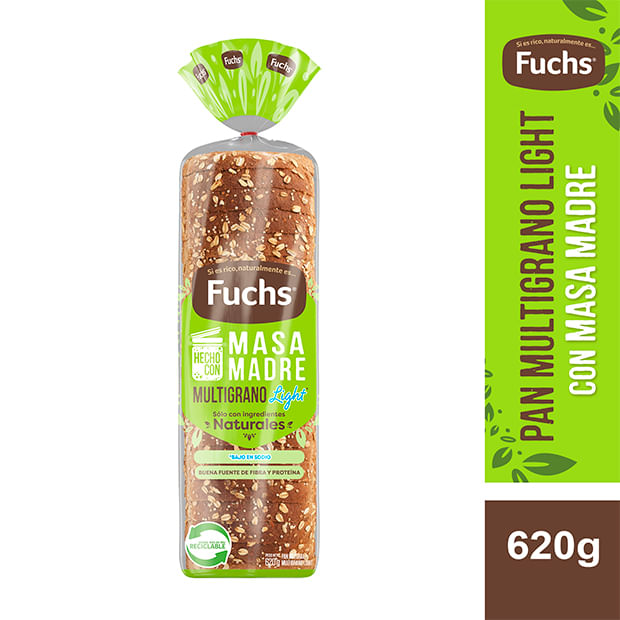 PAN MULTIGRANO LIGHT 1p 620g FUCHS