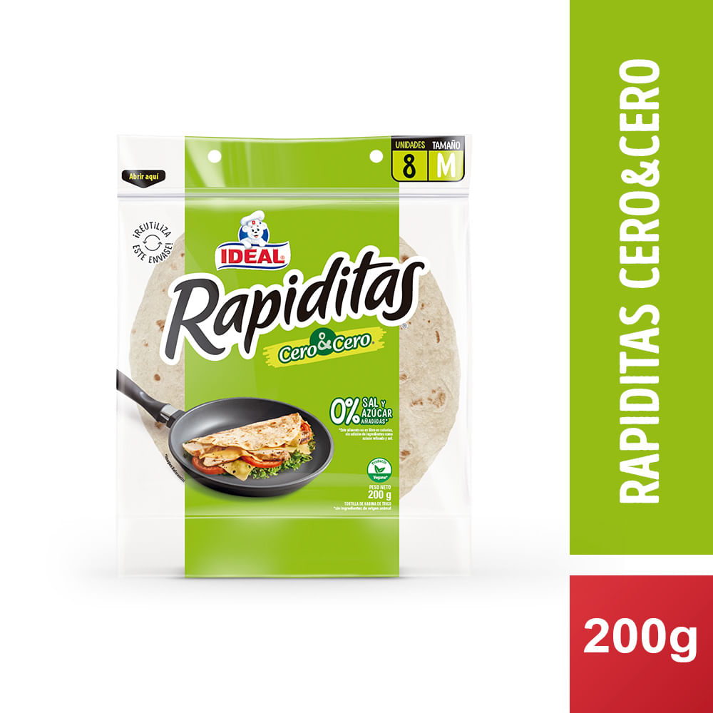 Rapiditas Cero Cero 8p 200g